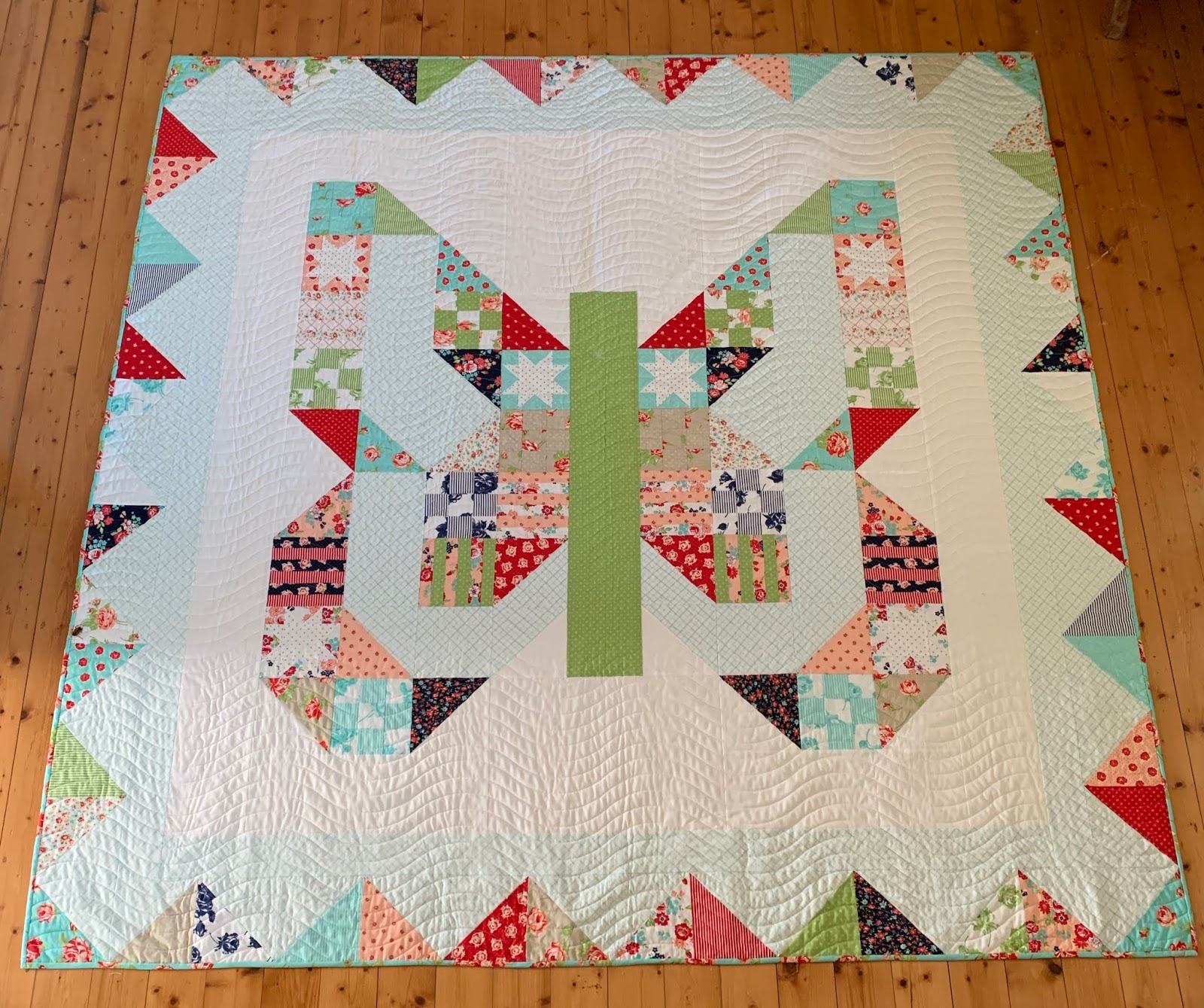 Lynda in Wonderland: Two Butterfly Patch Quilts