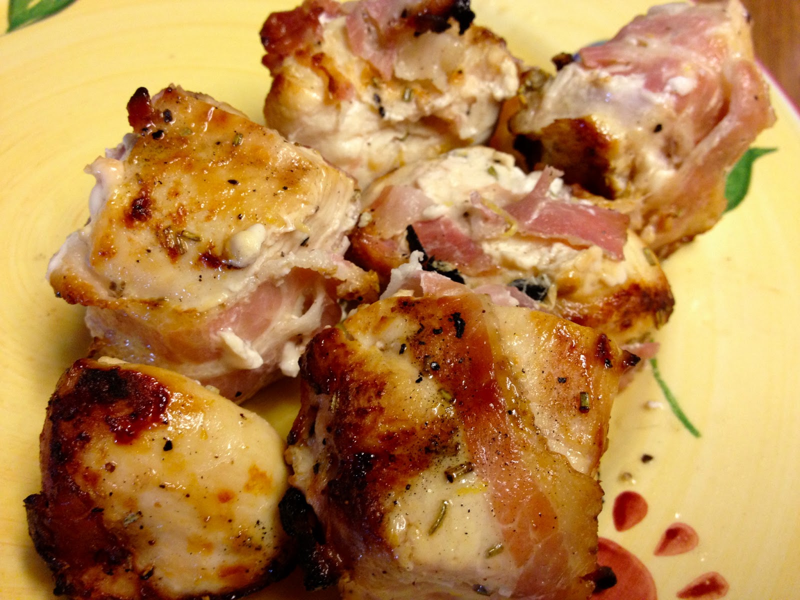 From Pasta to Paleo: Pancetta-Wrapped Chicken Skewers