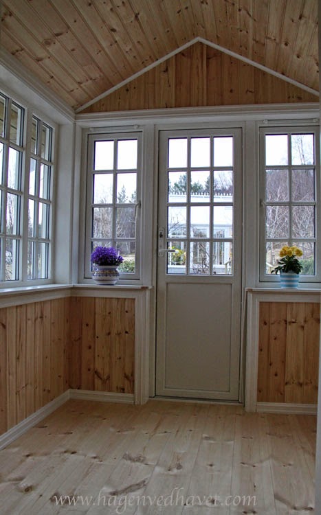 Hagen ved havet: Inngangsparti blir glassveranda