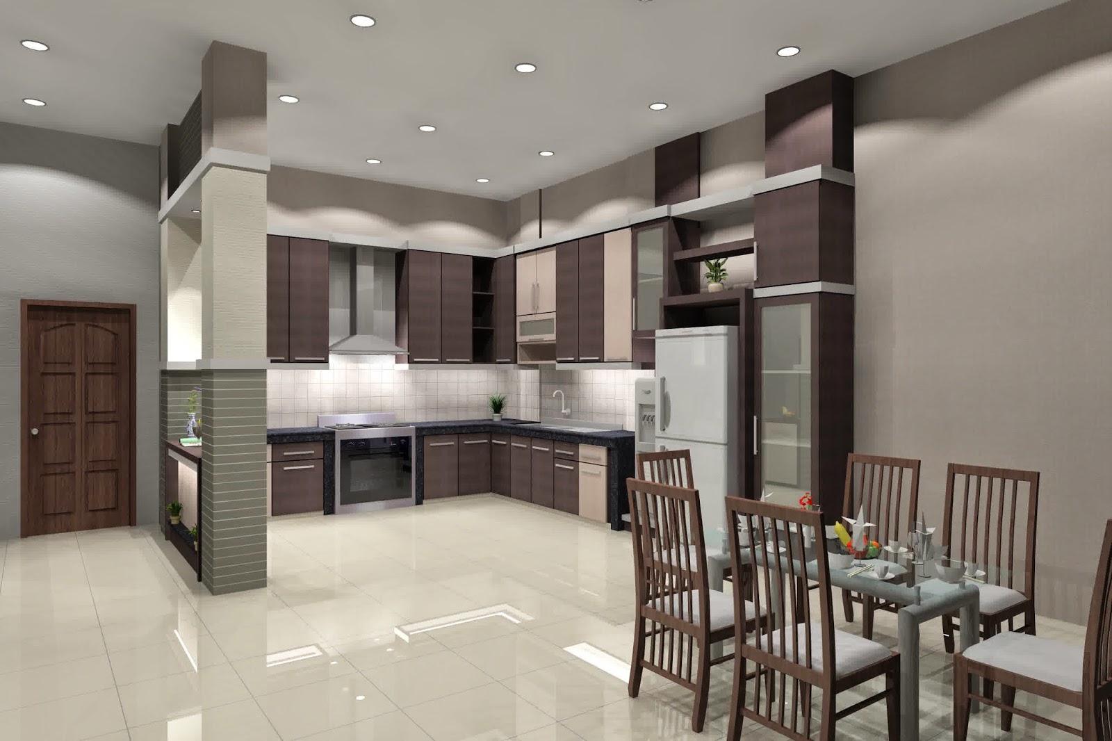 Kumpulan Desain Rumah Minimalis, Cantik dan Elegan: Desain Dapur ...
