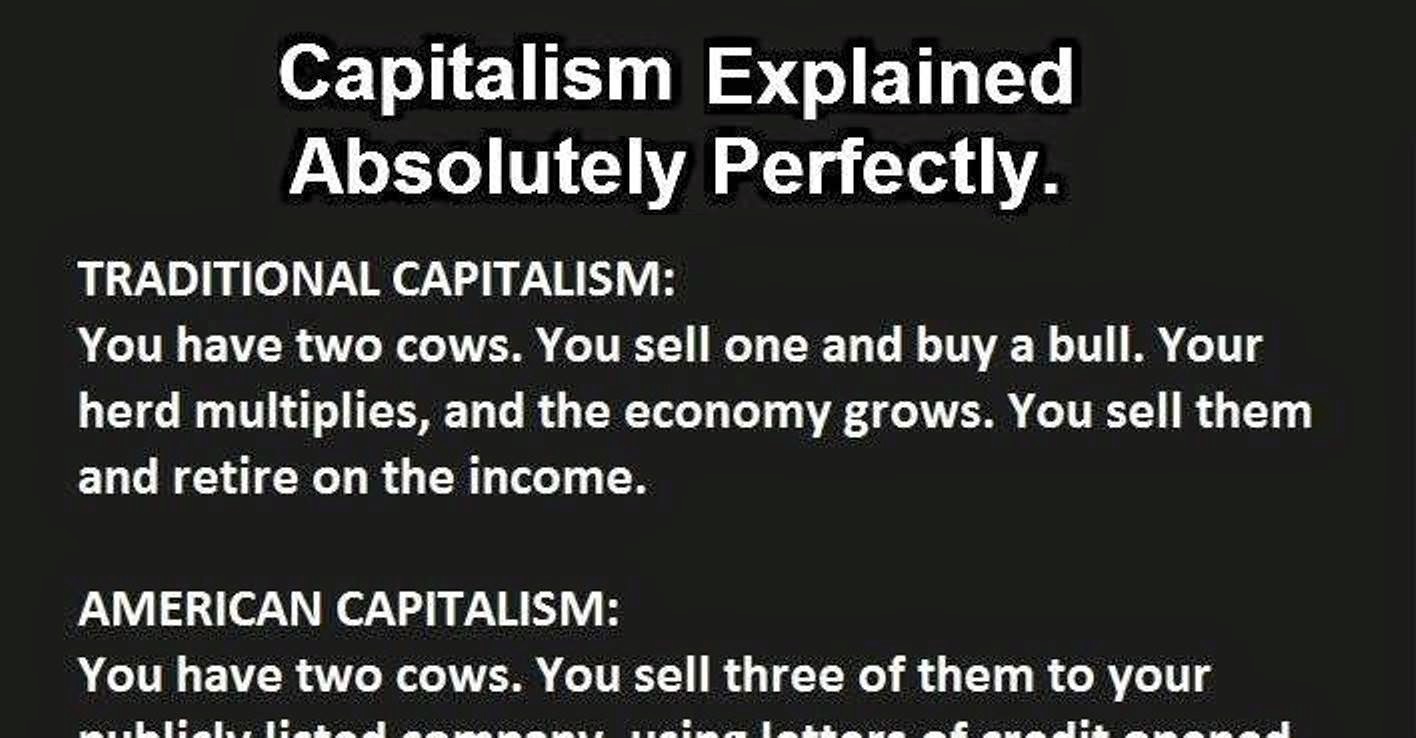This Guy Just Explained Capitalism Absolutely Perfectly