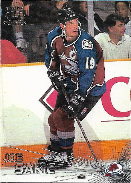 My PCs--one card at a time: Joe Sakic card #254 1997-98 Pacific Crown ...