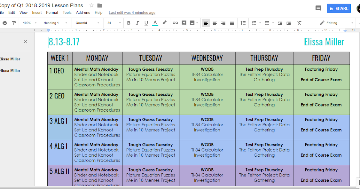 misscalcul8: How to...Planning Docs