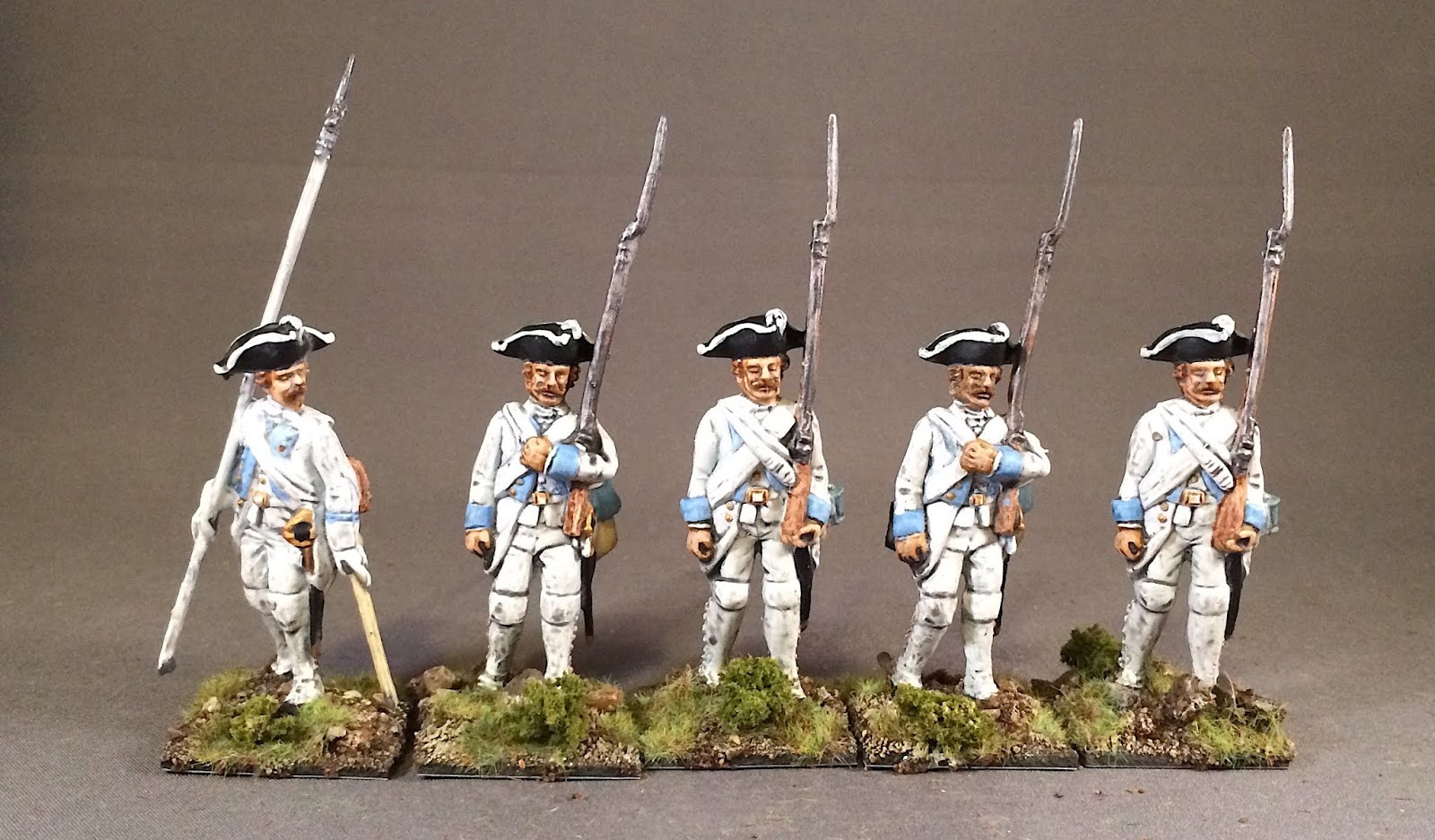 Bob's Miniature Wargaming Blog: 54mm AWI Infantry