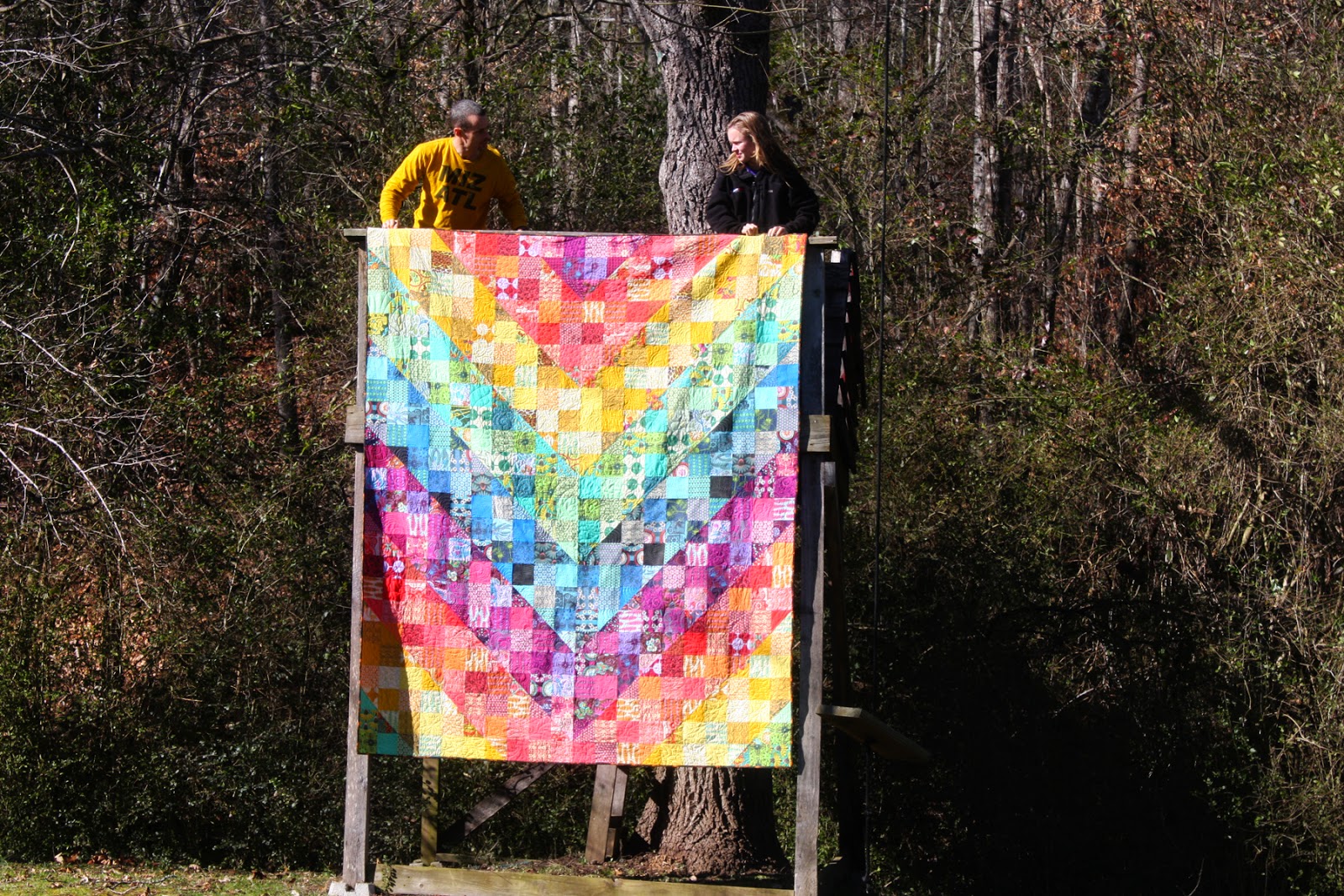 Old Red Barn Co.: Color Dive Quilt