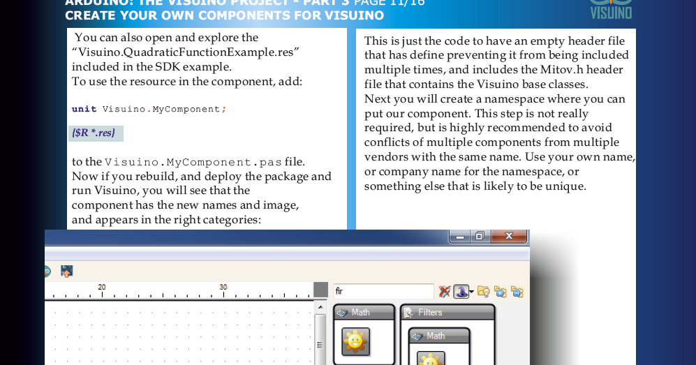 Mitov Software: The third Visuino article (Creating your own Components for Visuino) from the ...