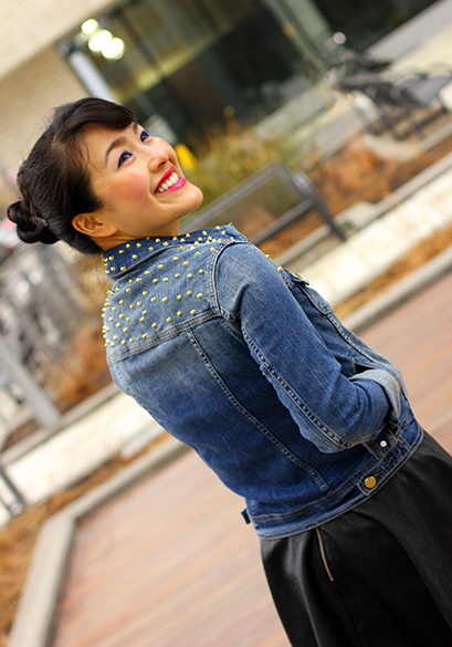 The Modern Studded Denim