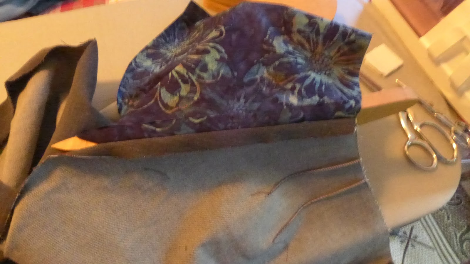 Lynda's Sewing and SWAPS: Denim Slacks & Mini pocket tutorial