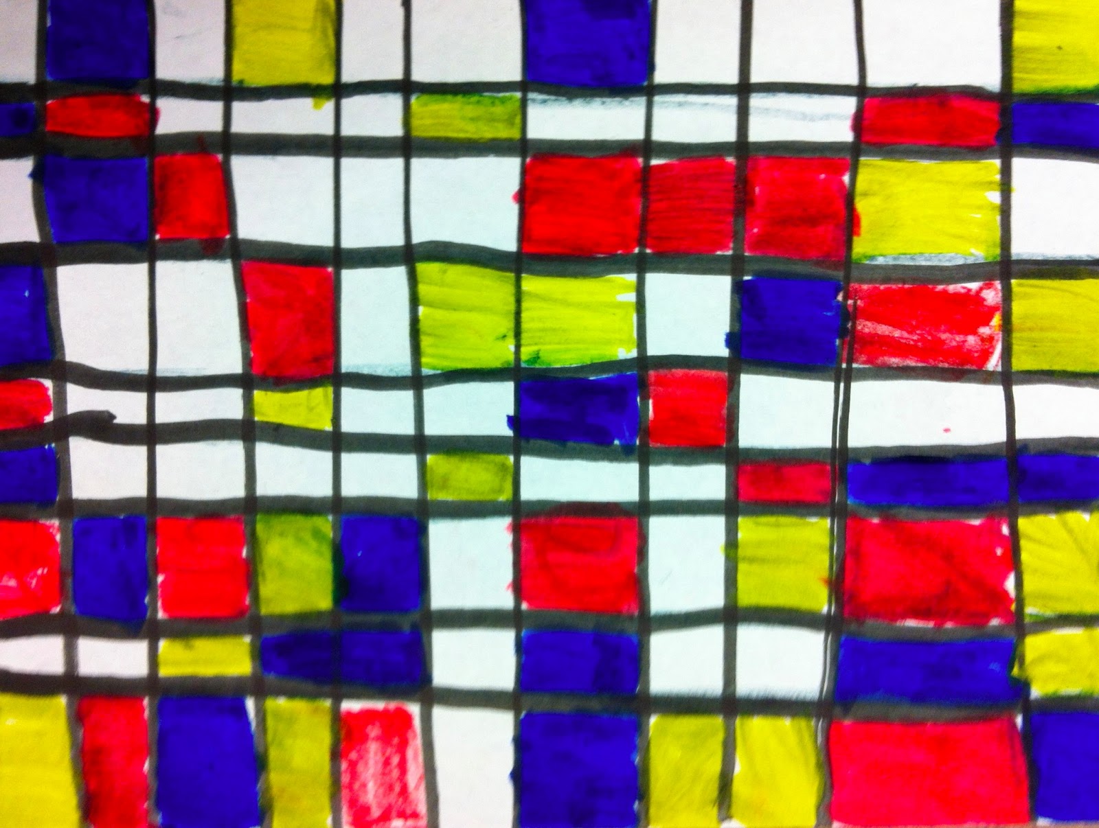 The Art Studio at Cooper Dual Language Academy: Mondrian's Primary ...