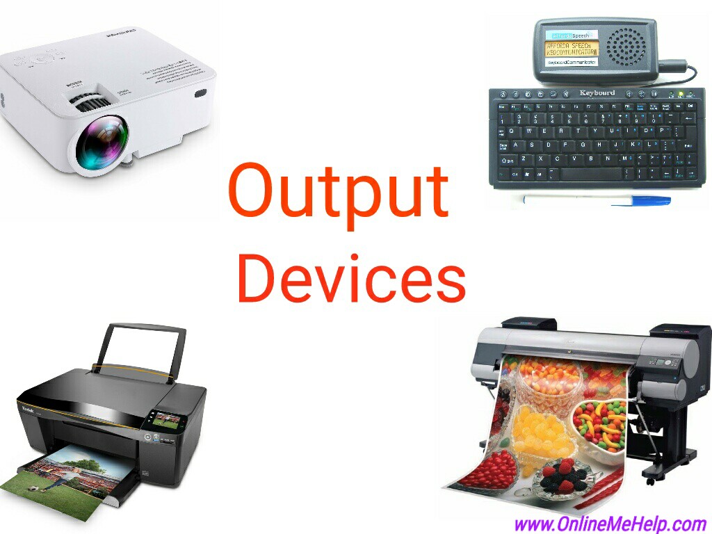 कंप्यूटर के अन्य आउटपुट डिवाइस (Computer Output Devices)