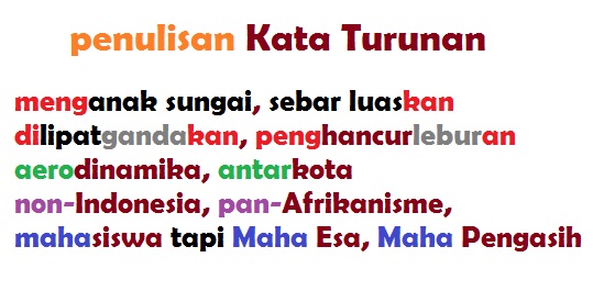 Penulisan Kata Turunan ~ Catatan Penyunting
