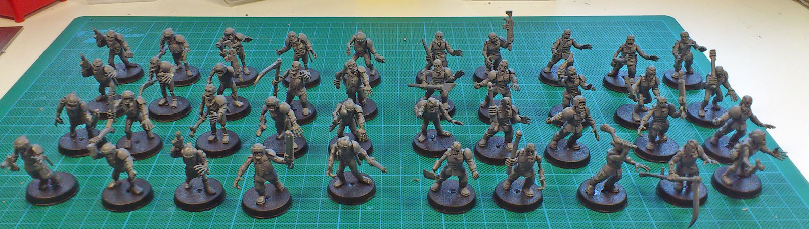 Stephanius 40k: Plague zombie kit bash