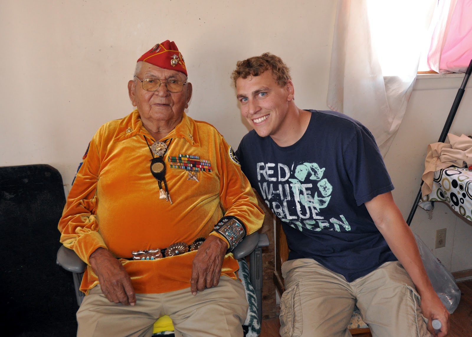 Mass CommuniMania: Day 15: Interviewing Navajo Code Talker Joe Vandever