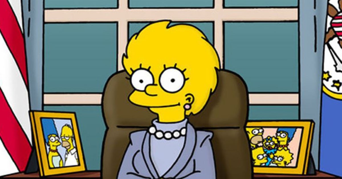 Lisa Simpsons será presidente dos Estados Unidos - GeekBlast