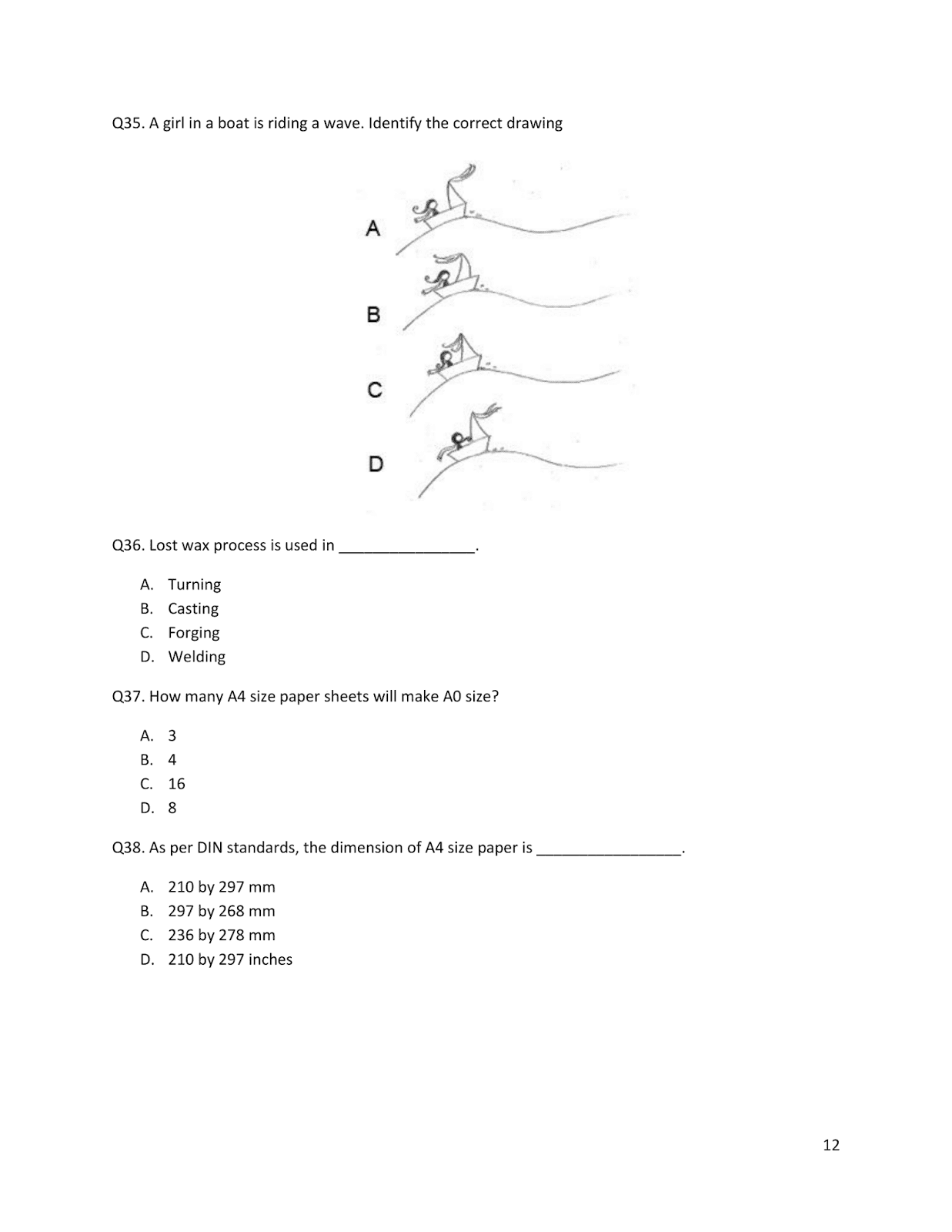 CEED 2014 Question Paper