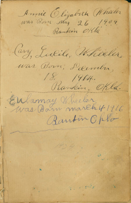 Family History: Generation #8 - George Washington Wheeler Sr.
