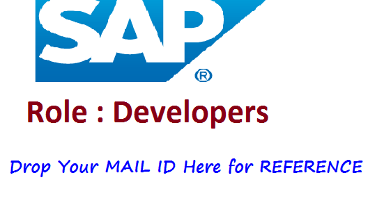 SAP Job Openings for Freshers, Profile: Developer Associate - Bangalore ...