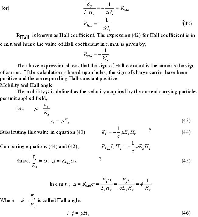 A "MEDIA TO GET" ALL DATAS IN ELECTRICAL SCIENCE...!!: Hall Effect
