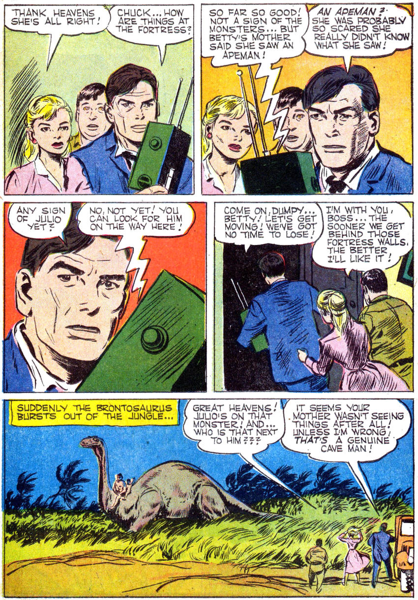 Pappy's Golden Age Comics Blogzine: Number 1160: Jesse Marsh's Dinosaurus!