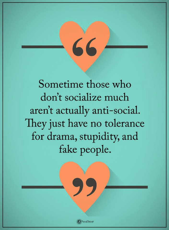 Quotes Sometimes those who don't socialize much aren't actually anti ...