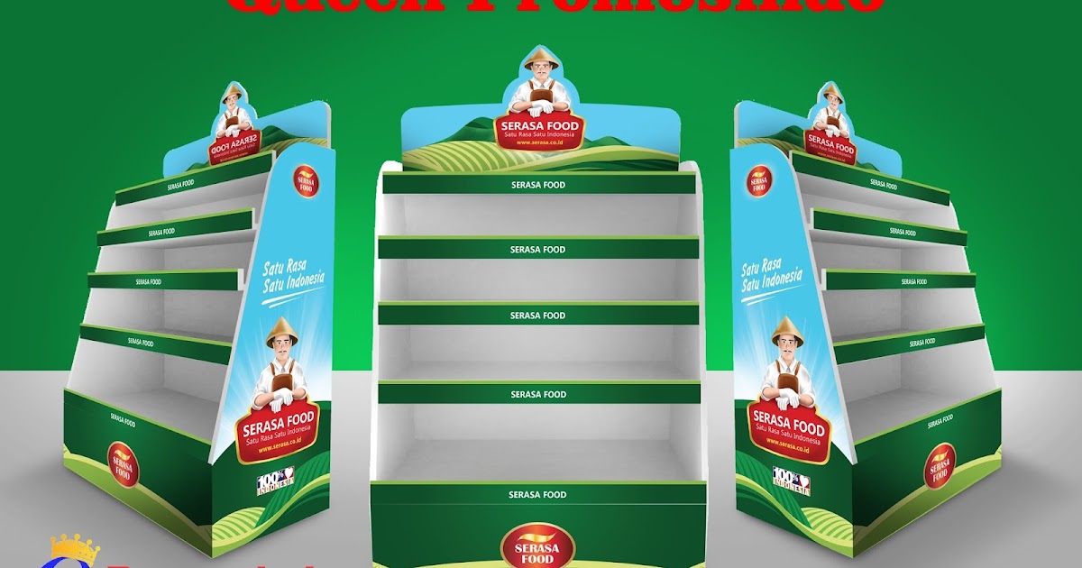 Rak Display Corrugated | Rak Promosi Toko | Cardboard Display | Rak ...