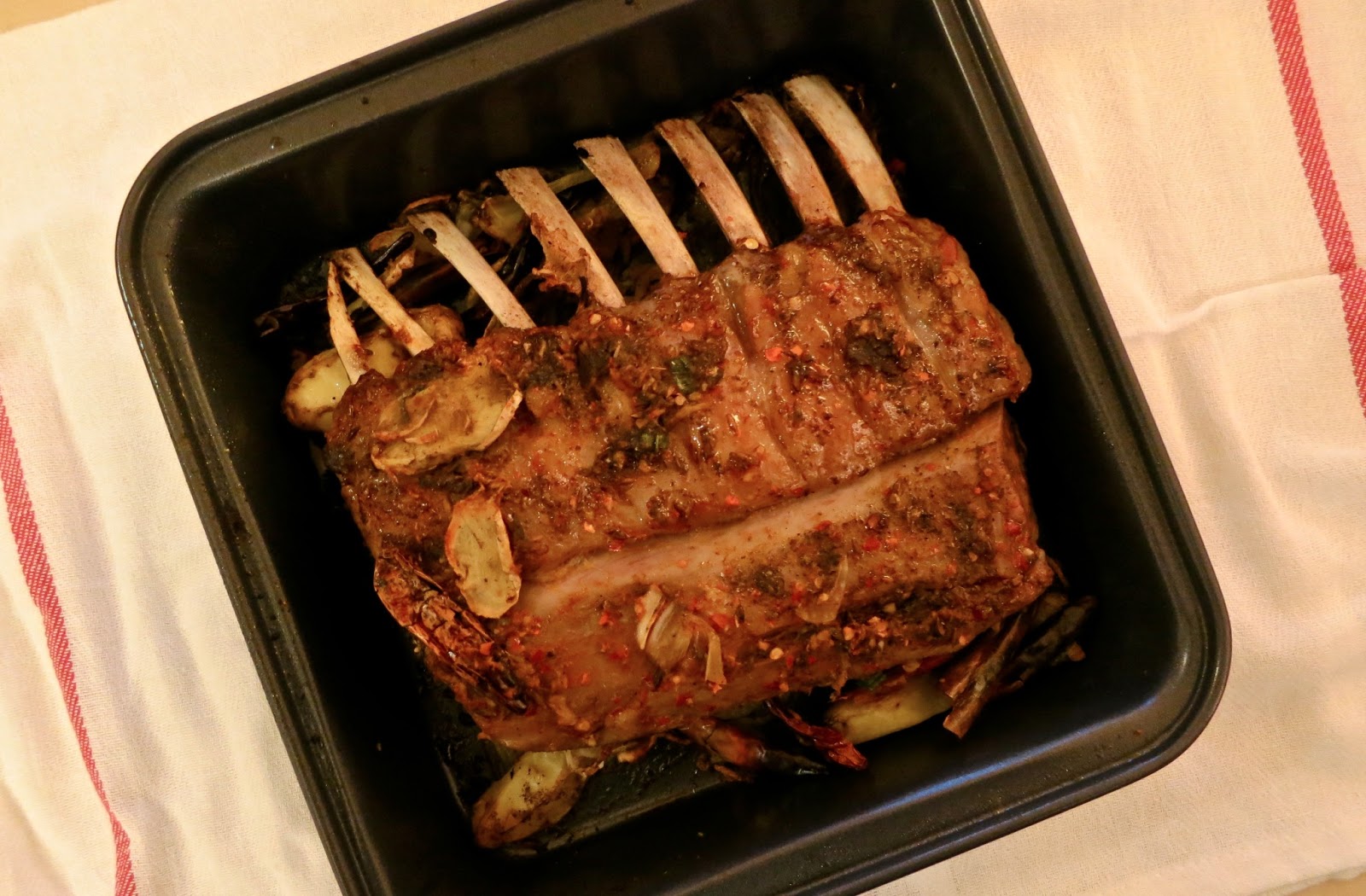 Cooking with Costco: Szechuan Style Chili Cumin Lamb Rack