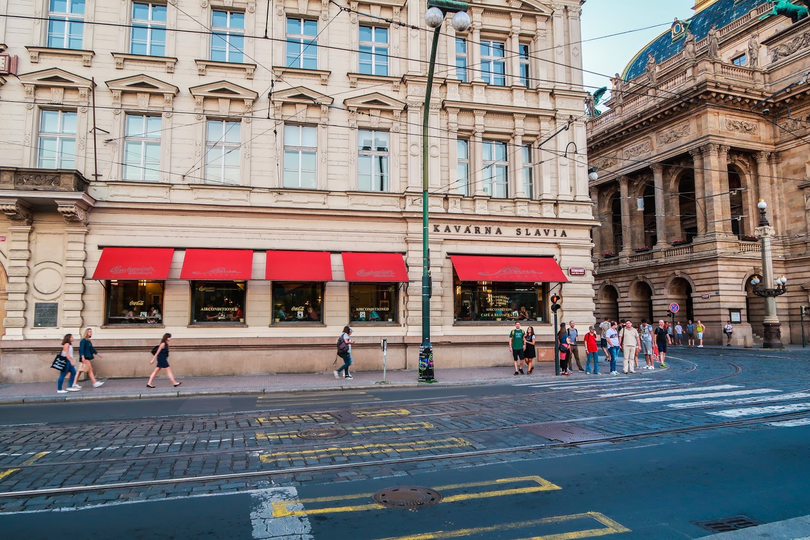 Maine Allen's Blog: Prague's best known cafe: Cafe Slavia