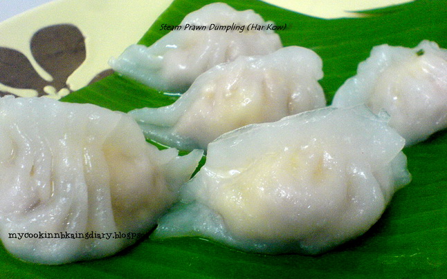 My Cooking N Baking Diary: ~Shrimp Dumplings (Har Kow)~