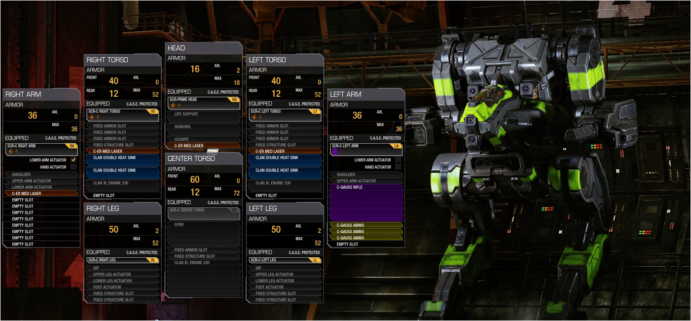 Sgt-Thaddeus' Hobby Den: MechWarrior: Online - Stormcrow SCR-C (Any ...