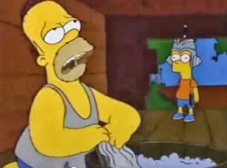 Frases de los simpsons: ¡Hay esta grasa no se quita!