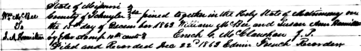 Deep Roots: William C. McBee: Union Soldier or Confederate Soldier?