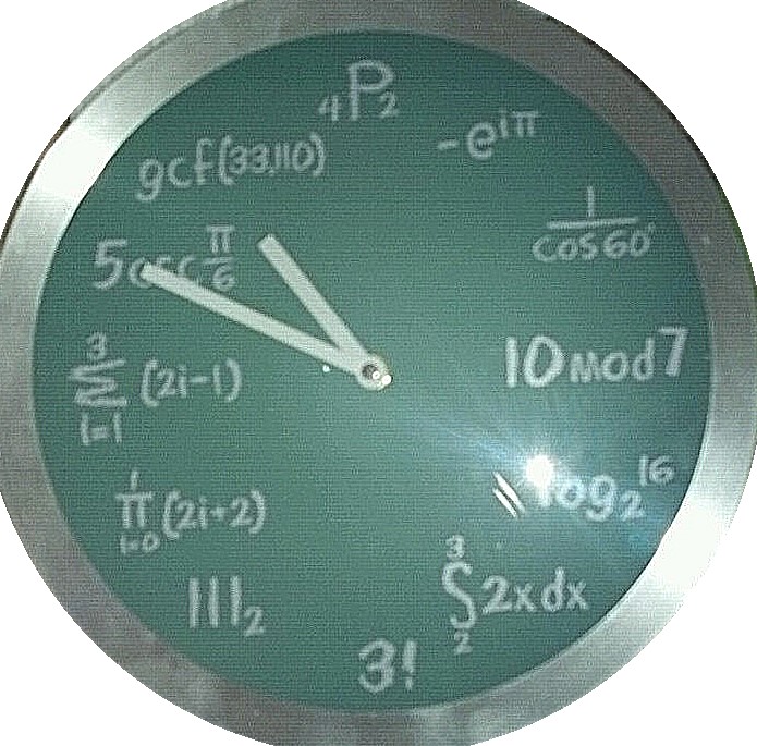 La Covacha Matemática: Los relojes matemáticos: ¿adorno de pared u ...