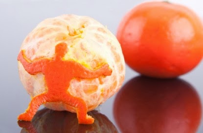 Bytes: Orange Peel Art