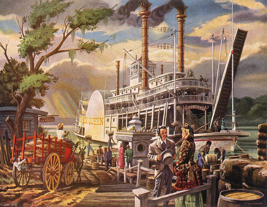 The Art of Pierangelo Boog: *Mississippi Steamboats* - The world of ...