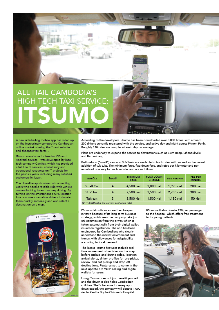All Hail Cambodia's High Tech Taxi Service: iTsumo