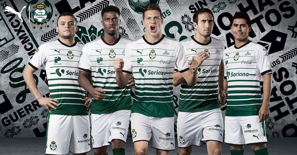 Santos Laguna 17-18 Home Kit Released - Footy Headlines