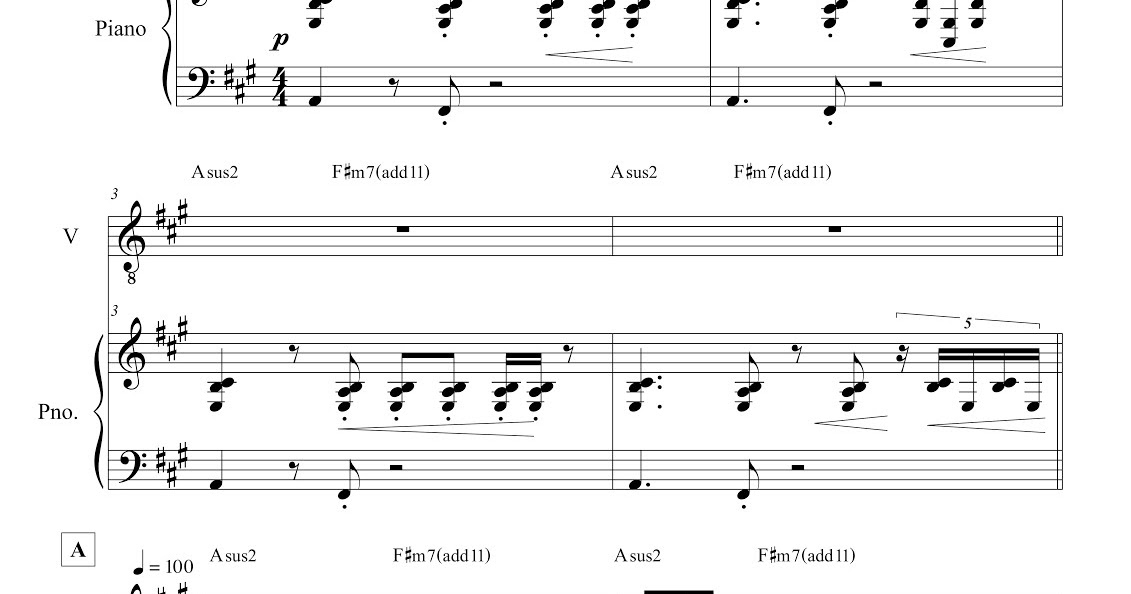 Jorge Drexler - Todo se transforma (Partitura para piano y voz)