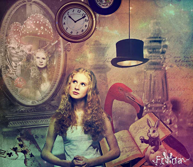 FREEna Art: Alice in Wonderland - COLLAGE