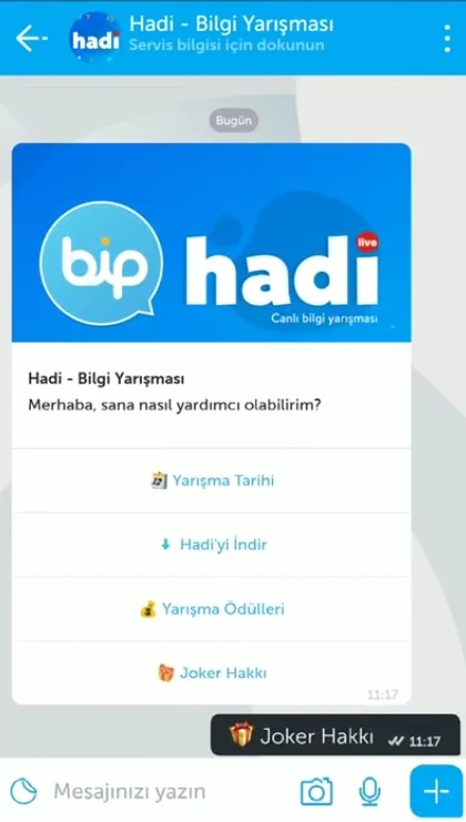 Hadi Oyunu Bip'ten Joker Nasıl Alınır? İpucu Nasıl Öğrenilir? - MebMebbis Hadi Oyunu Bip'ten Joker Nasıl Alınır? İpucu Nasıl Öğrenilir? - MebMebbis