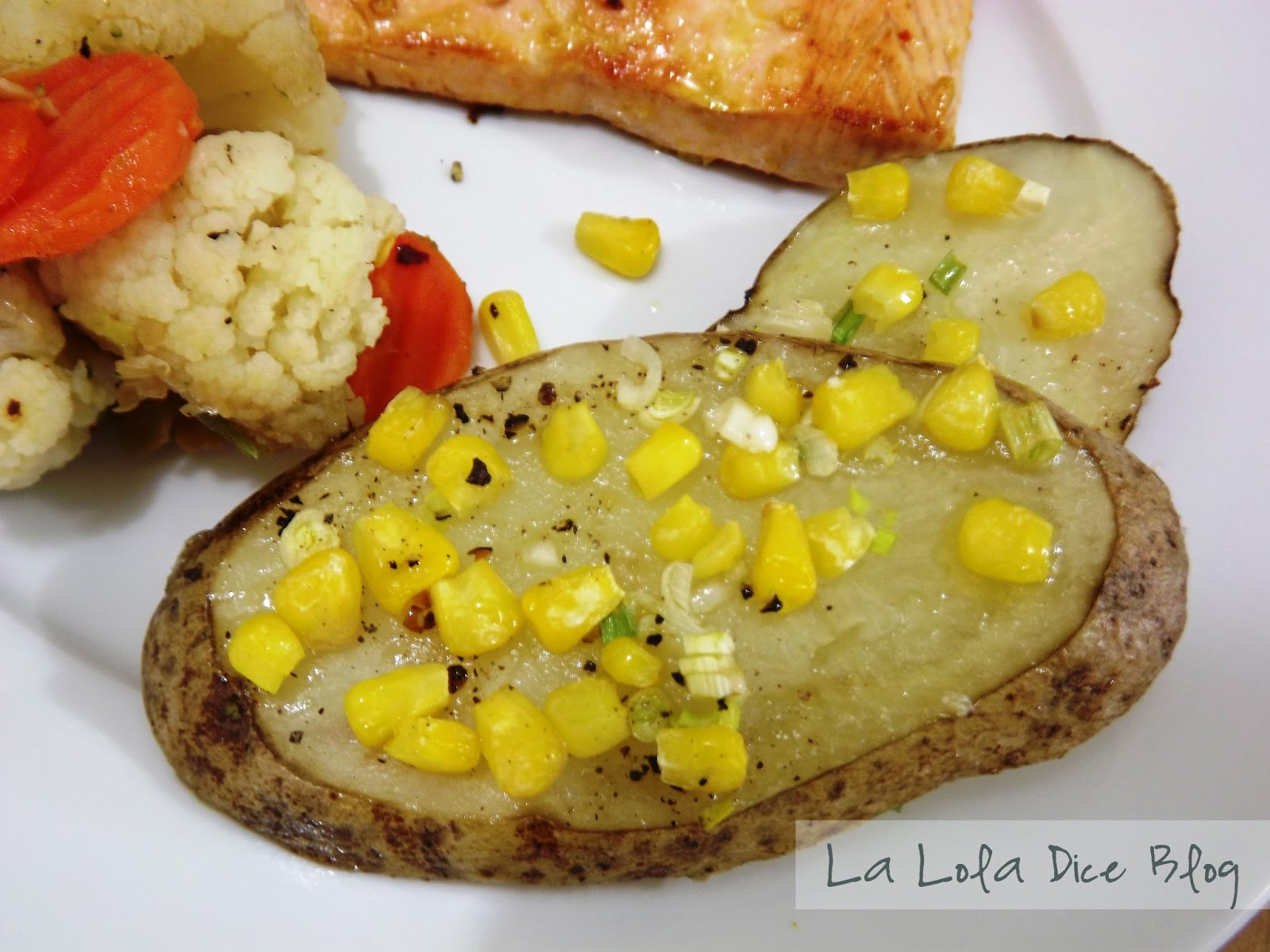 Papas con Elote al Horno | La Lola Dice