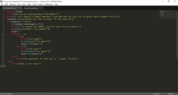 These functions can be created by the programmer in the same code in ...