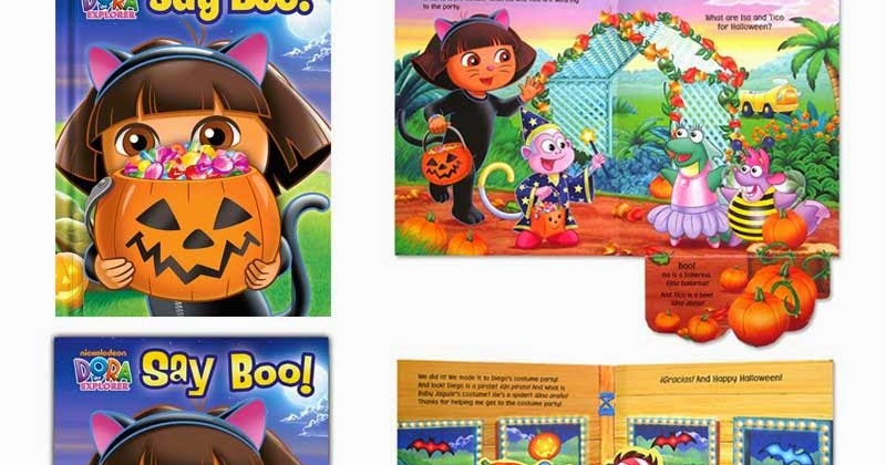 Planet Bayi: Dora the Explorer Say Boo! - Lift the Flap PopUp Board Book