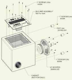 Master Electronics Repair !: INFINITY BU2 - POWERED SUB-WOOFER - SCHEMATIC