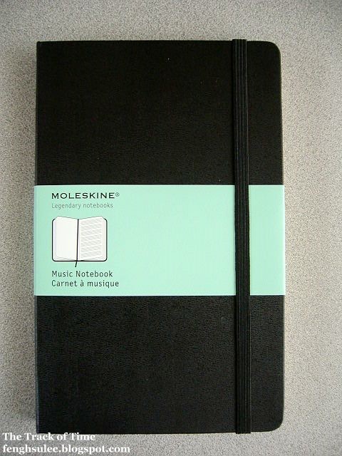 Moleskine Large Music Notebook | The Track of Time
