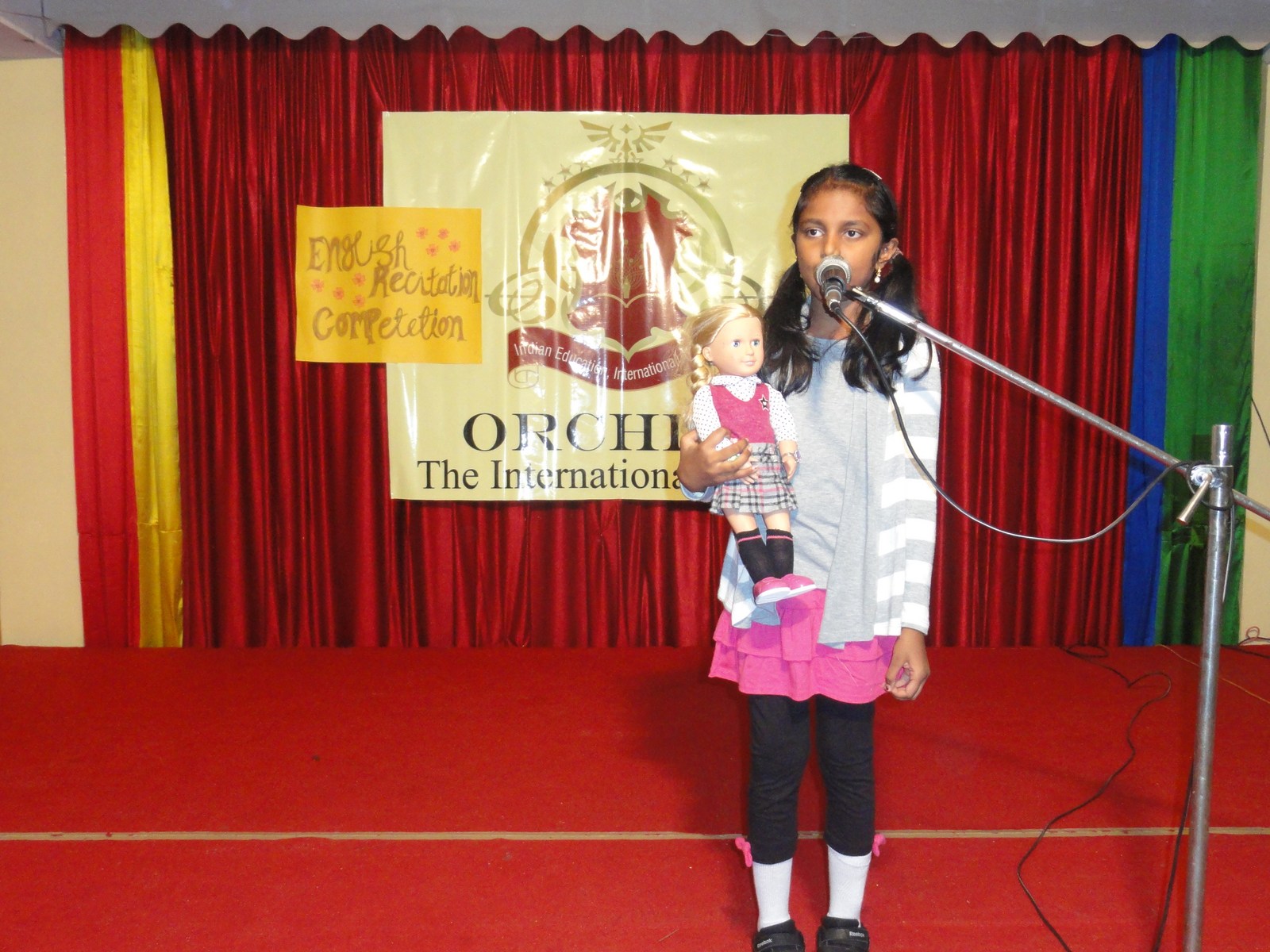 Class V Orchids: English Recitation competition