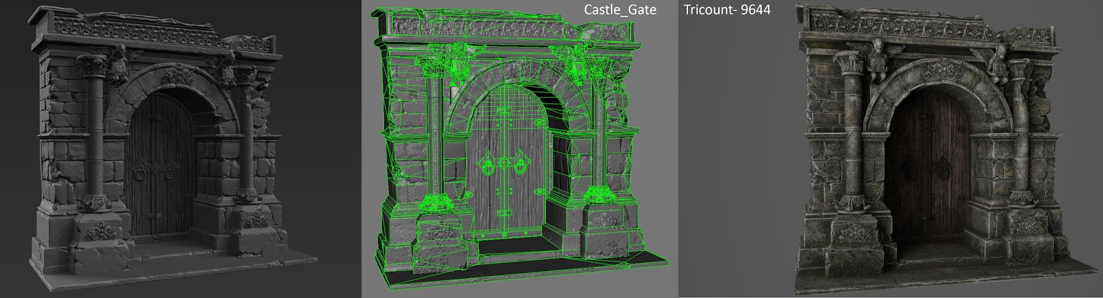 Castle_Gate__Hipoly_Lowpoly_Texture