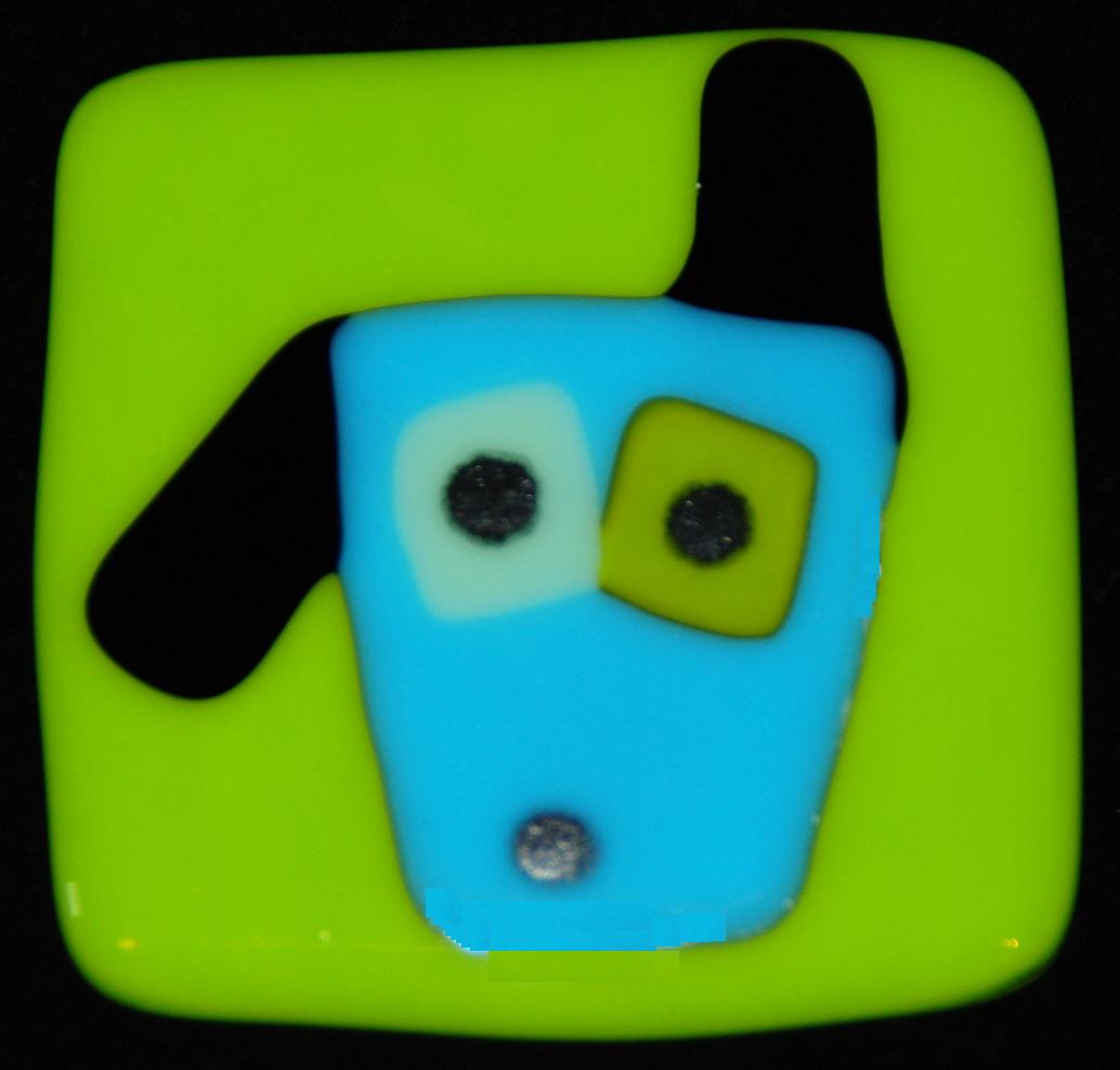 Omega Glass: Fused Glass Art that's Ridiculously Cool: Dog Face ...