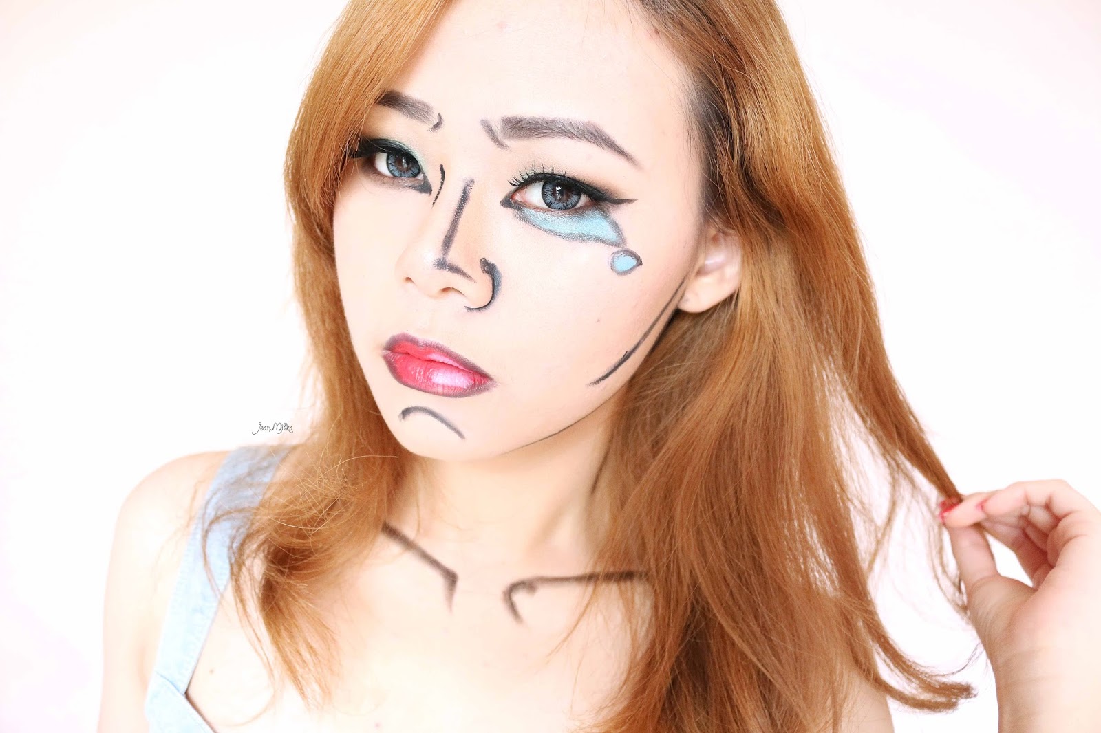 Halloween Makeup : Easy Pop Art | Video Tutorial | Jean Milka