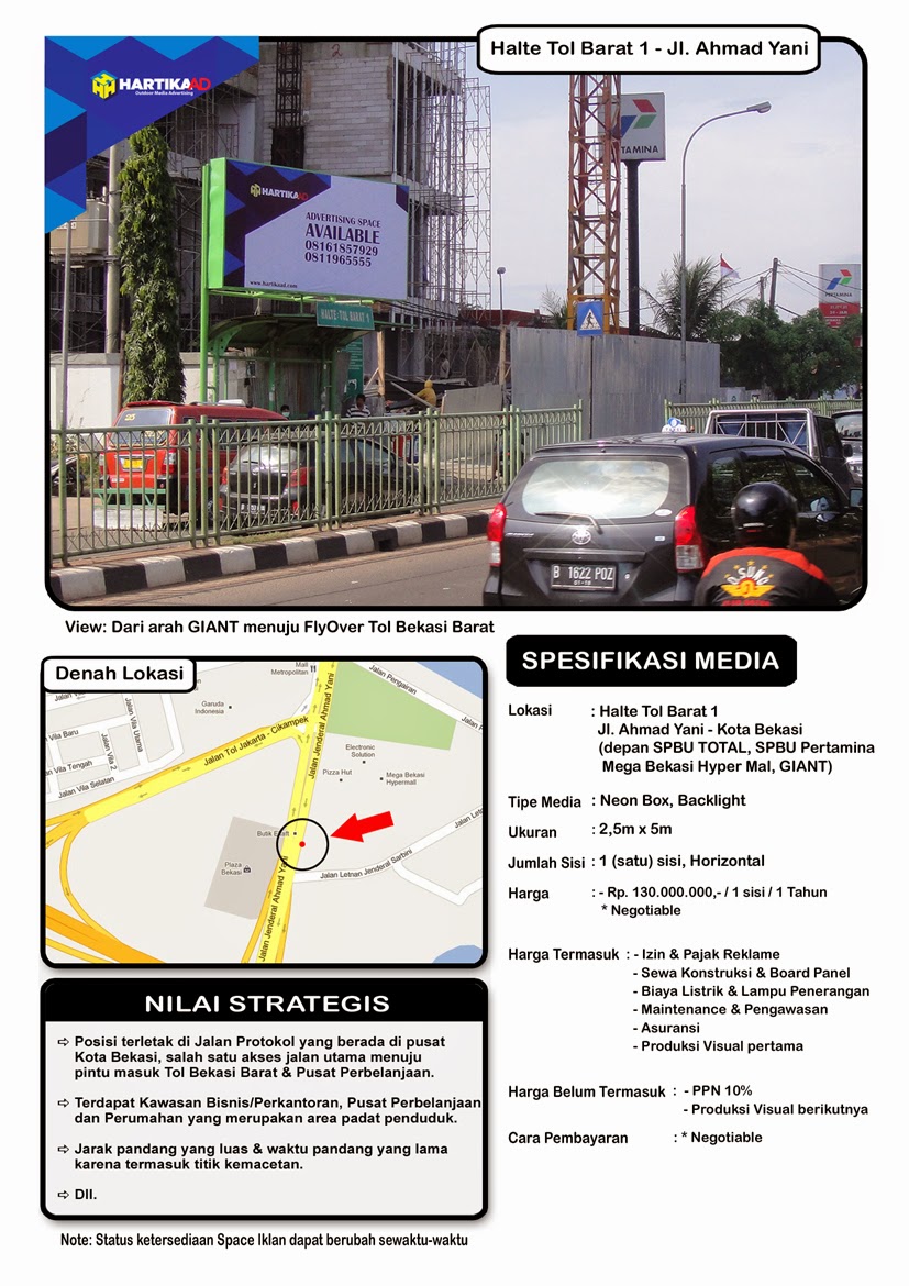 PUSAT SEWA DAN PASANG BILLBOARD DAN REKLAME DI BEKASI: TITIK BILLBOARD ...