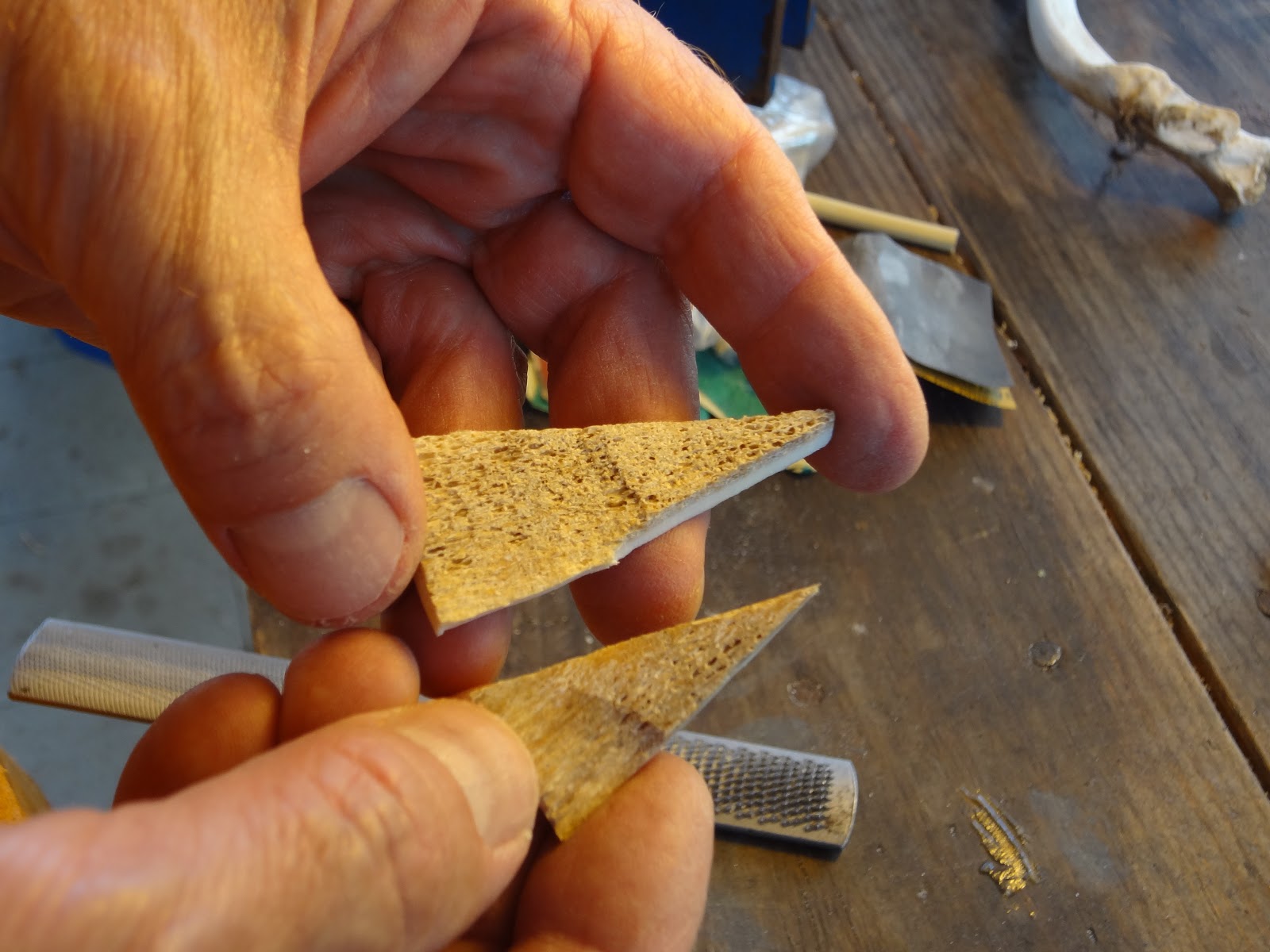 Woods Roamer: Making Bone Arrow Points with Hand Tools